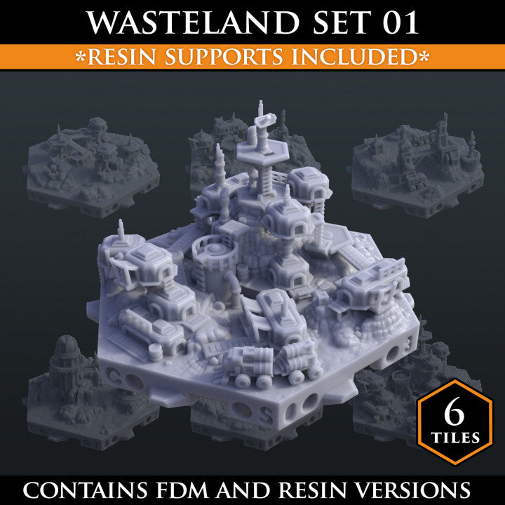 Hexton Hills Sci-fi Wasteland Set – MiniWarGaming